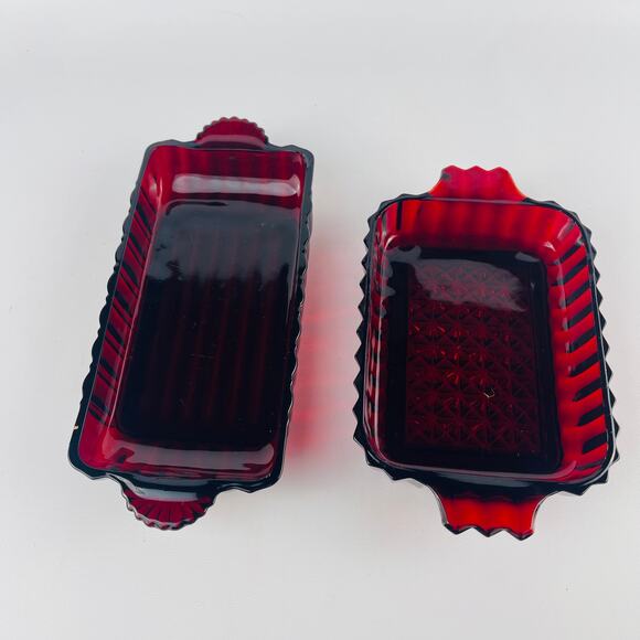 Anchor Hocking | Dining | Anchor Hocking Royal Ruby Red Rectangular ...